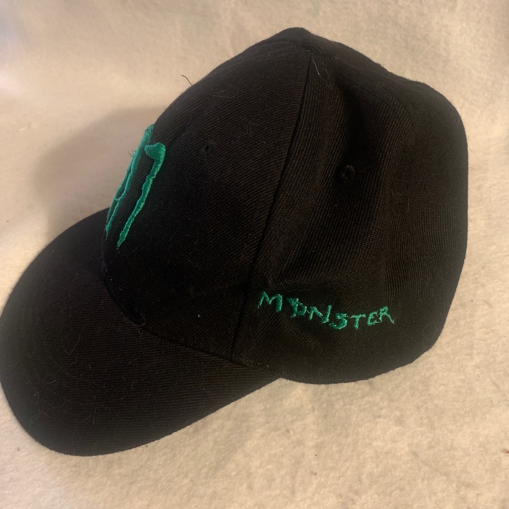 Monster Energy Drink Cap Fitted Stretch Flex-Fit Hat … - Gem